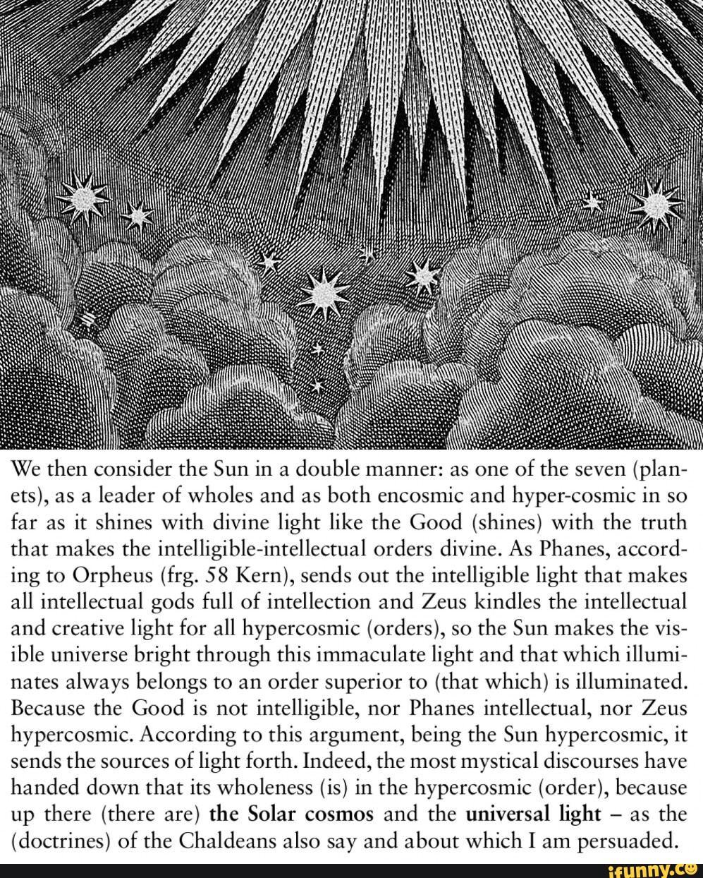 Proclus’ commentary on Plato’s Timaeus - We then consider the Sun in a ...