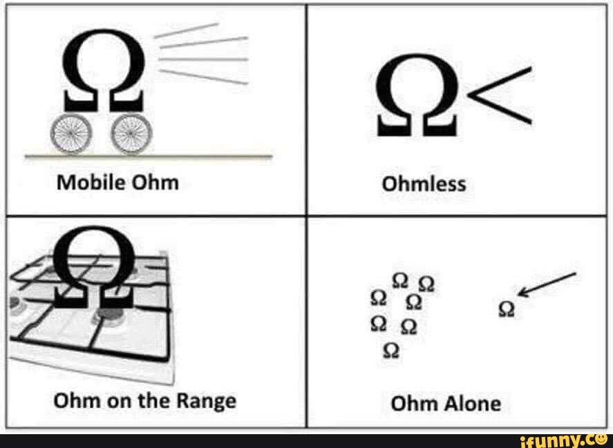 Mobile Ohm Ohm on the Range Ohmliess Ohm Alone - iFunny
