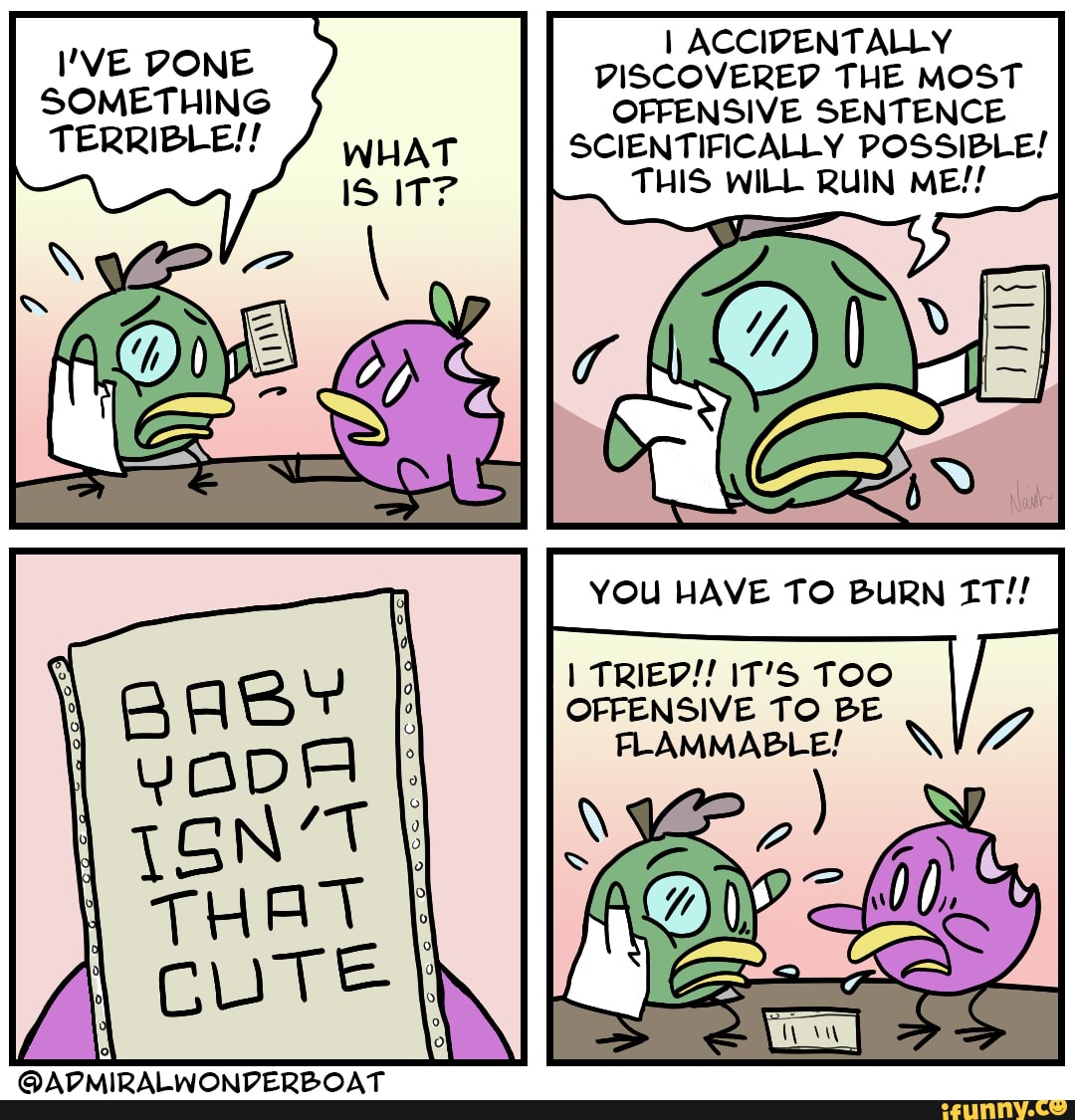 SOMETHING TERRIBLE!! VISCOVERED THE MOST OFFENSIVE SENTENCE ...