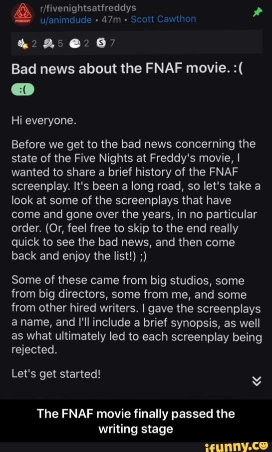 Fnafmovie memes. Best Collection of funny Fnafmovie pictures on iFunny