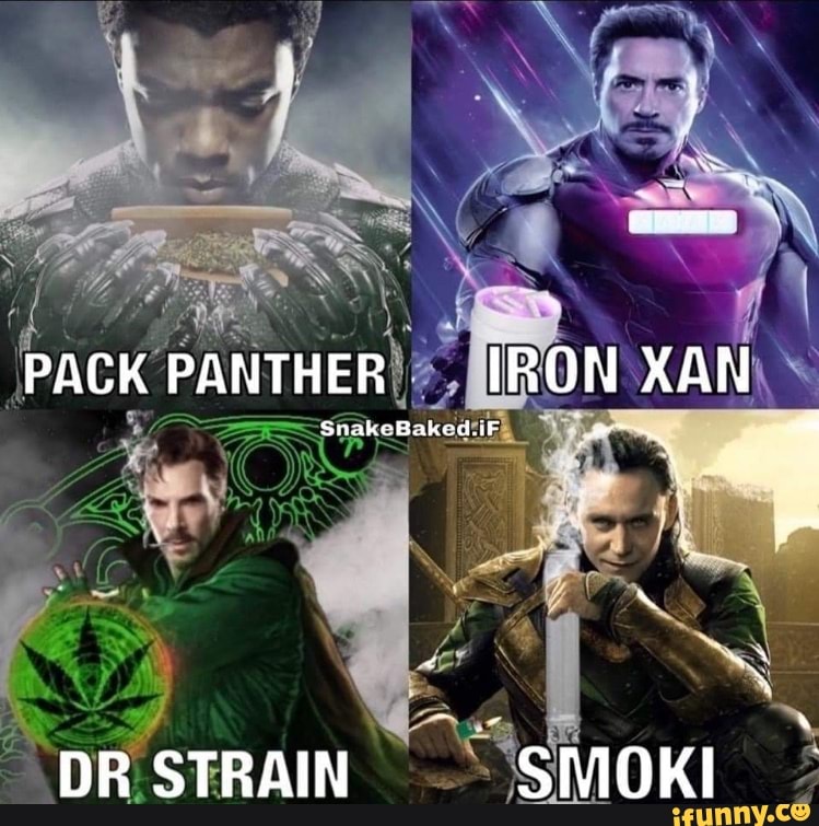PACK PANTHER IRON XAN all DRSTRAIN SMOKI - iFunny