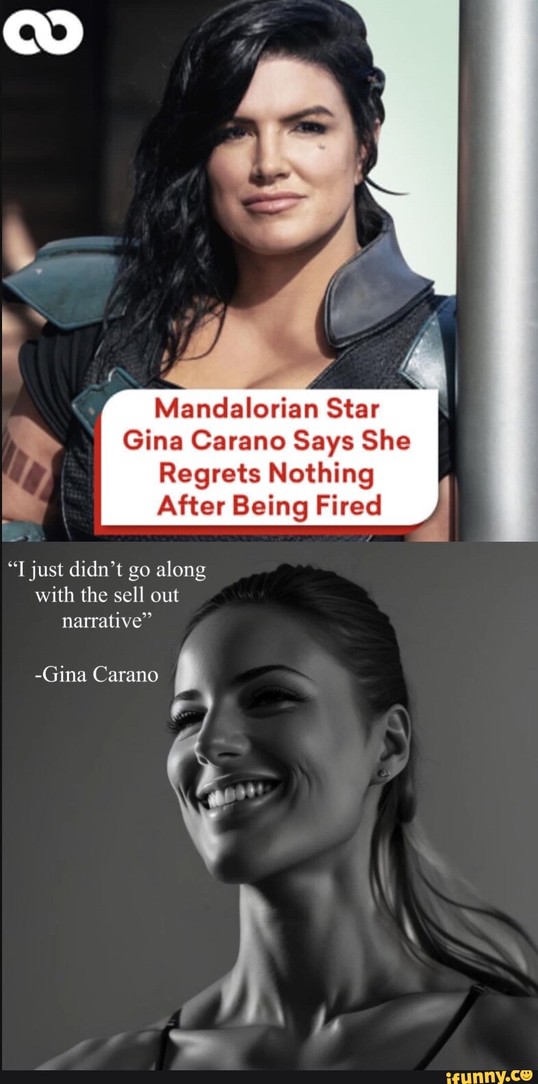 Mandalorian Star Gina Carano Says She Regrets Nothing After Being Fired ...