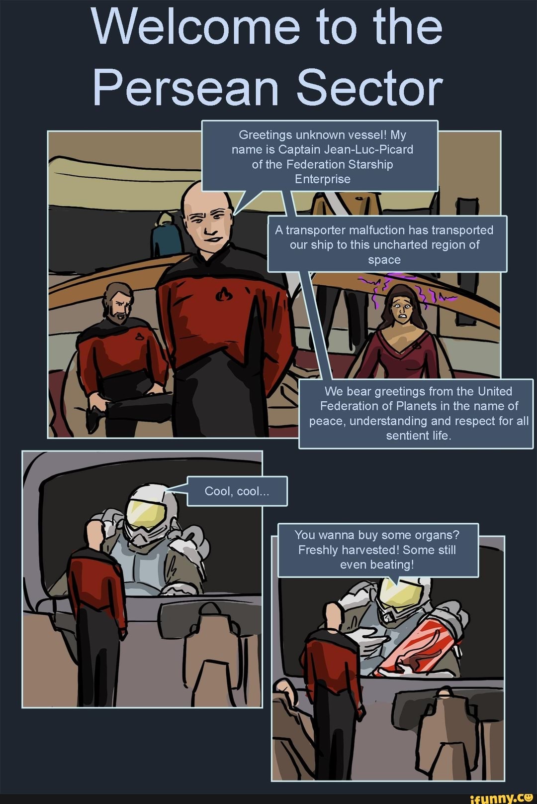 Welcome to the Persean Sector Greetings unknown vessel! My name is ...