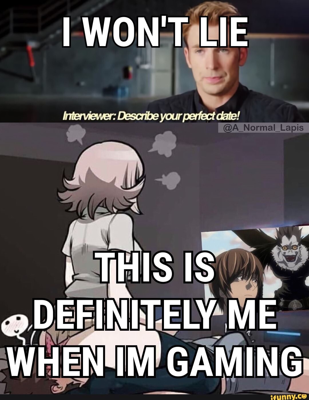 I WON'T LIE THIS IS DEFINITELY ME WHEN IM 'GAMING - iFunny