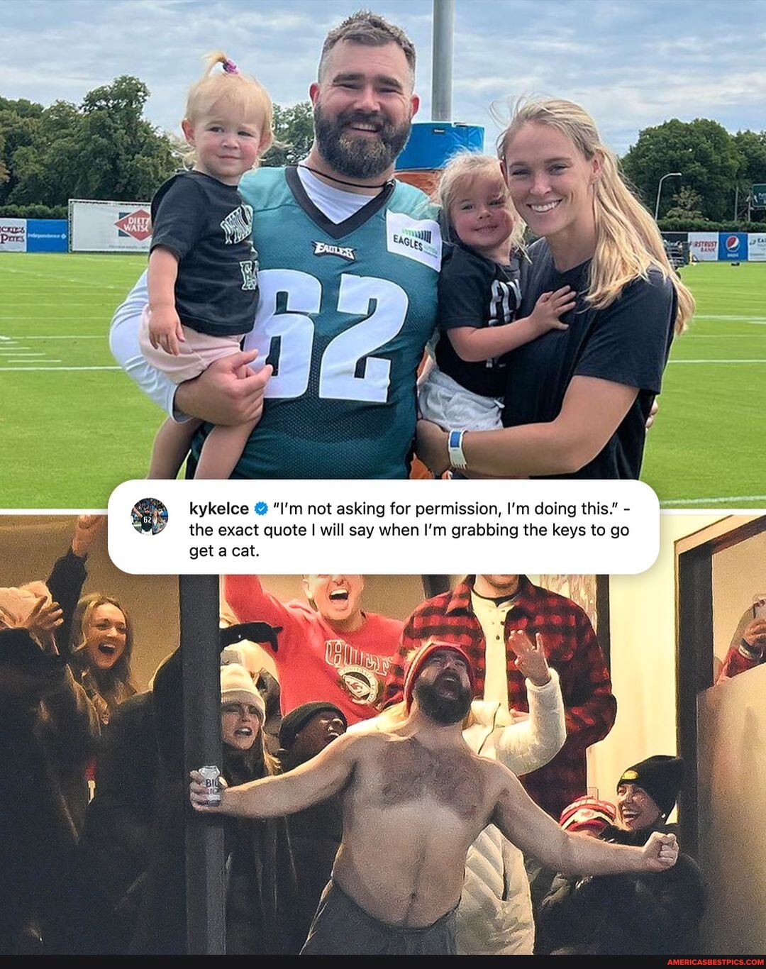 Kylie Kelce was not here for the shenanigans 😅 (h/t @kykelce) - kykelce ...