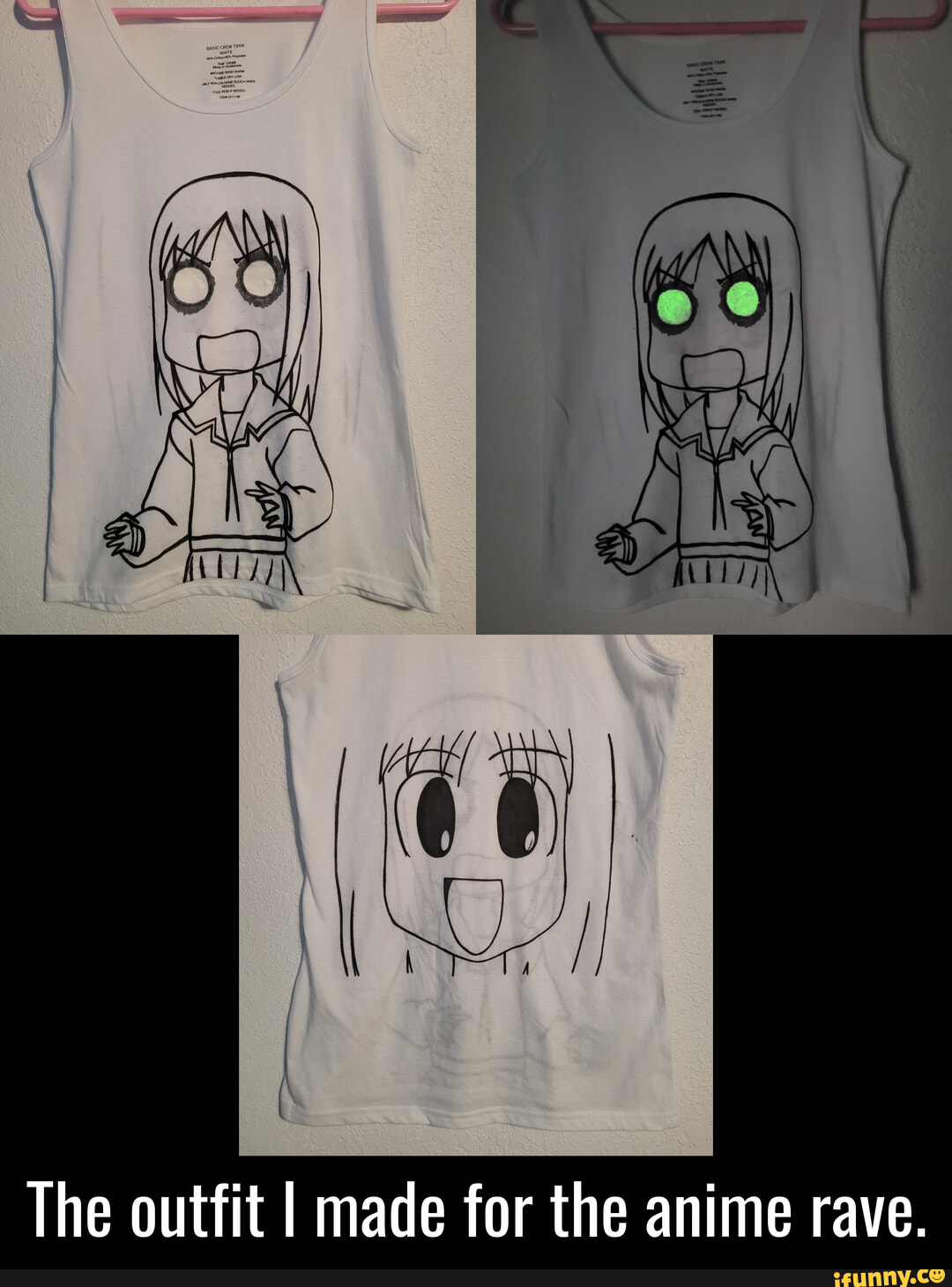 The outfit I made for the anime rave. - iFunny