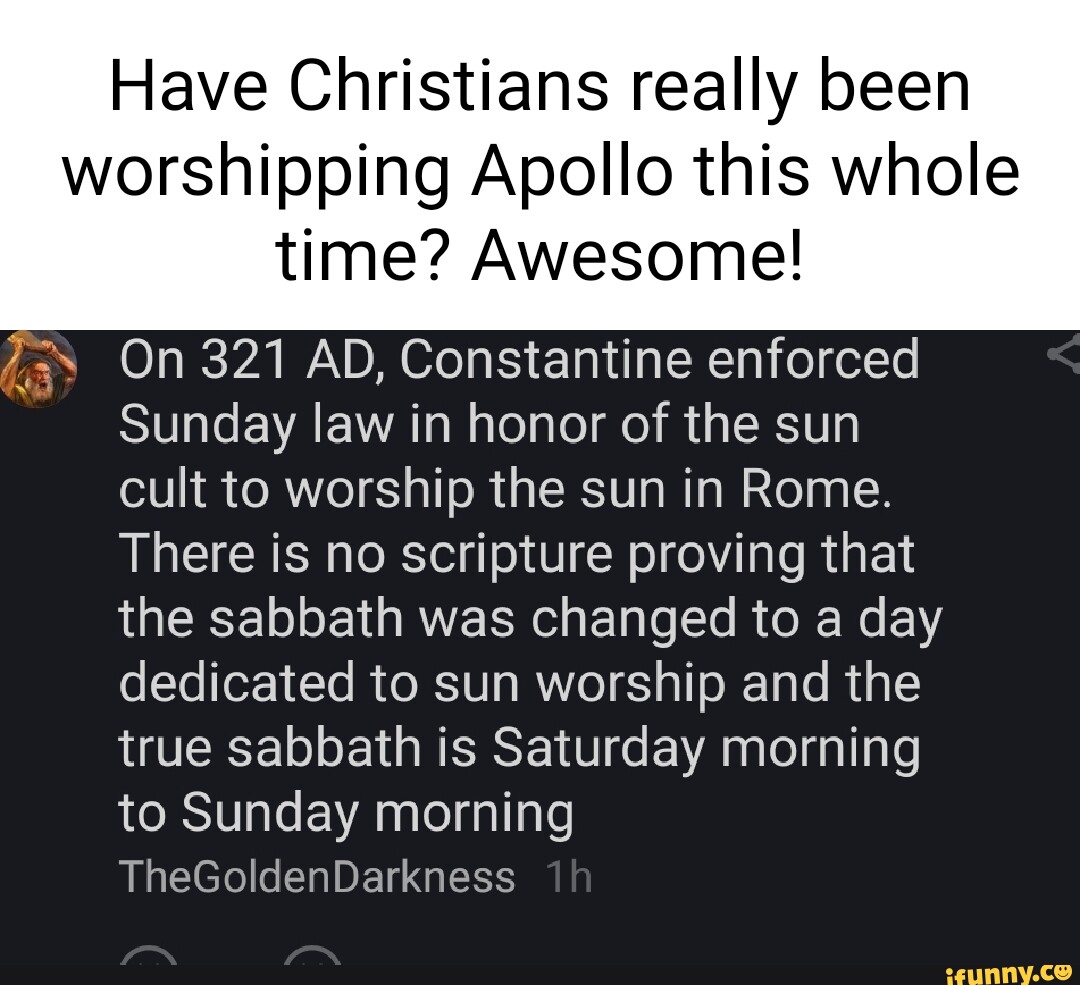 Have Christians really been worshipping Apollo this whole time? Awesome ...