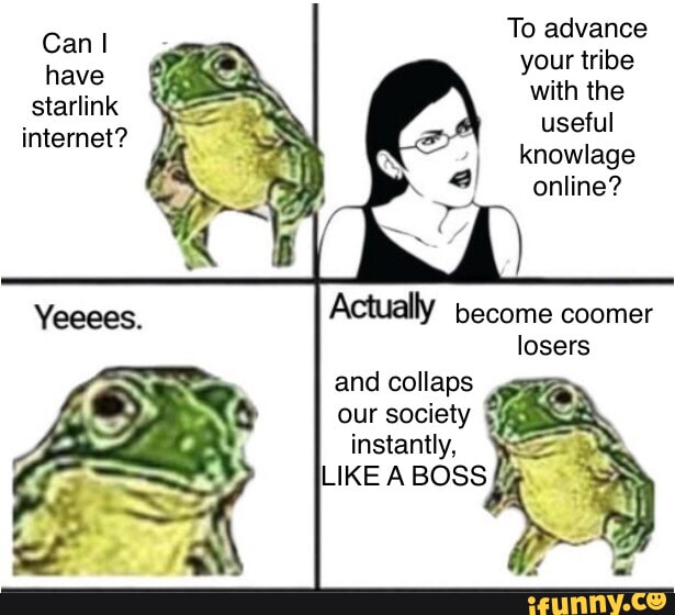 Starlink memes. Best Collection of funny Starlink pictures on iFunny