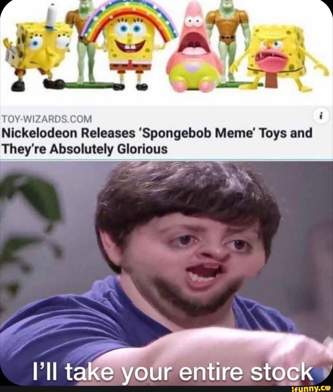 TOY WIZARDS COM Nickelodeon Releases 'Spongebob Meme' Toys and re ...