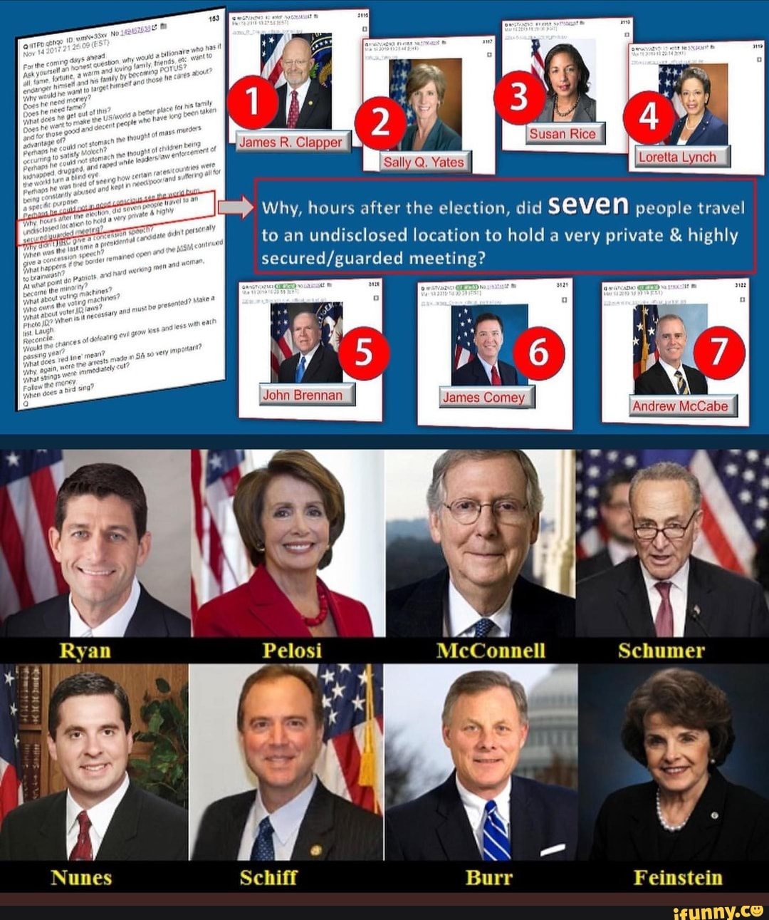 Loretta Lynch I Why, hours after the election, did SEVEN people travel ...