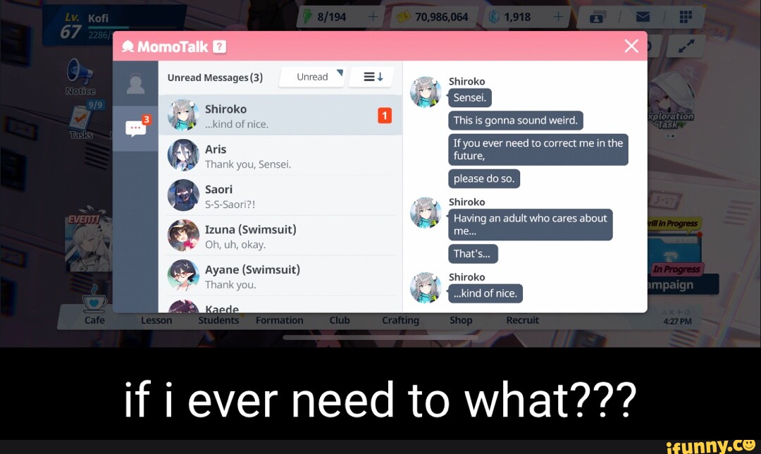 Shiroko memes. Best Collection of funny Shiroko pictures on iFunny