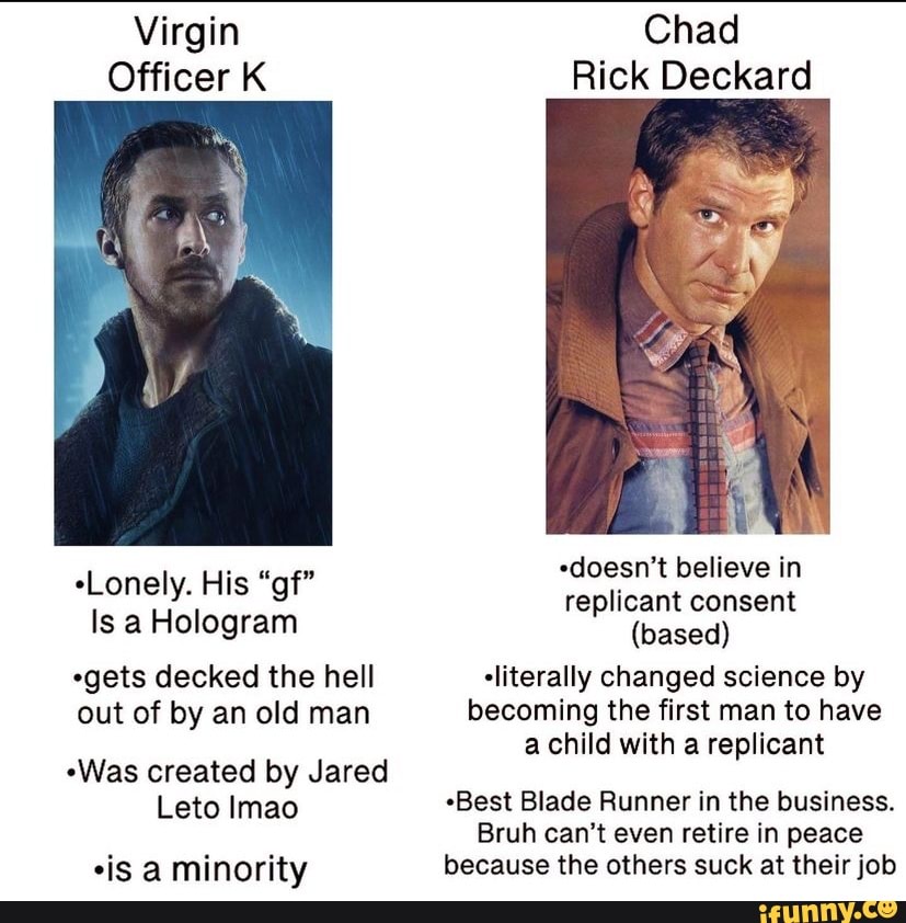 Virgin Officer K eLonely. His "gf" Is a Hologram egets decked the hell out of by an old man Was ...