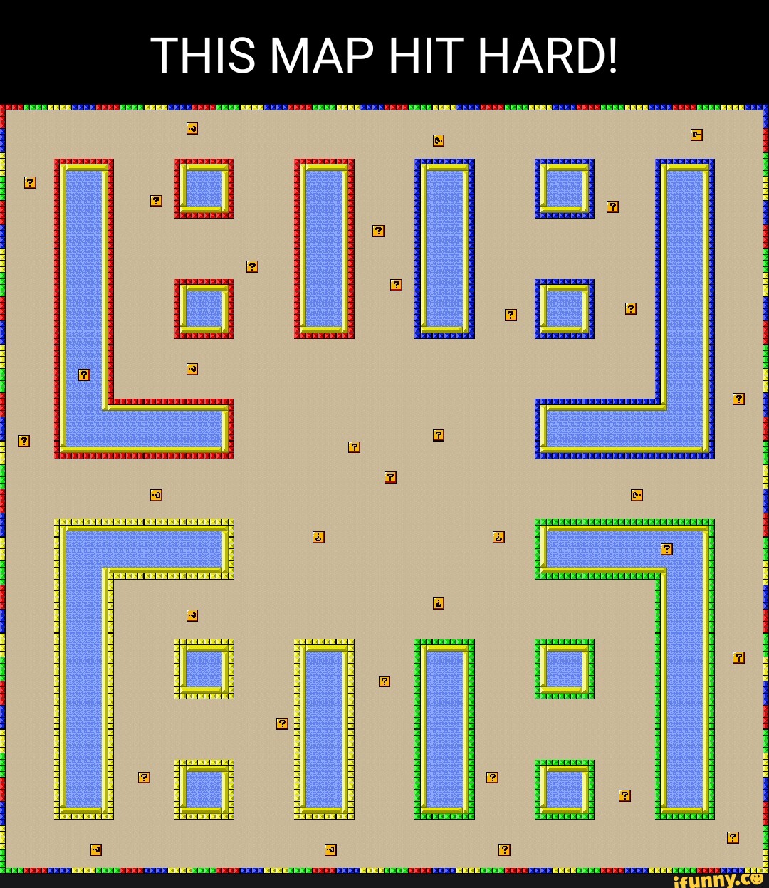 THIS MAP HIT HARD! - iFunny