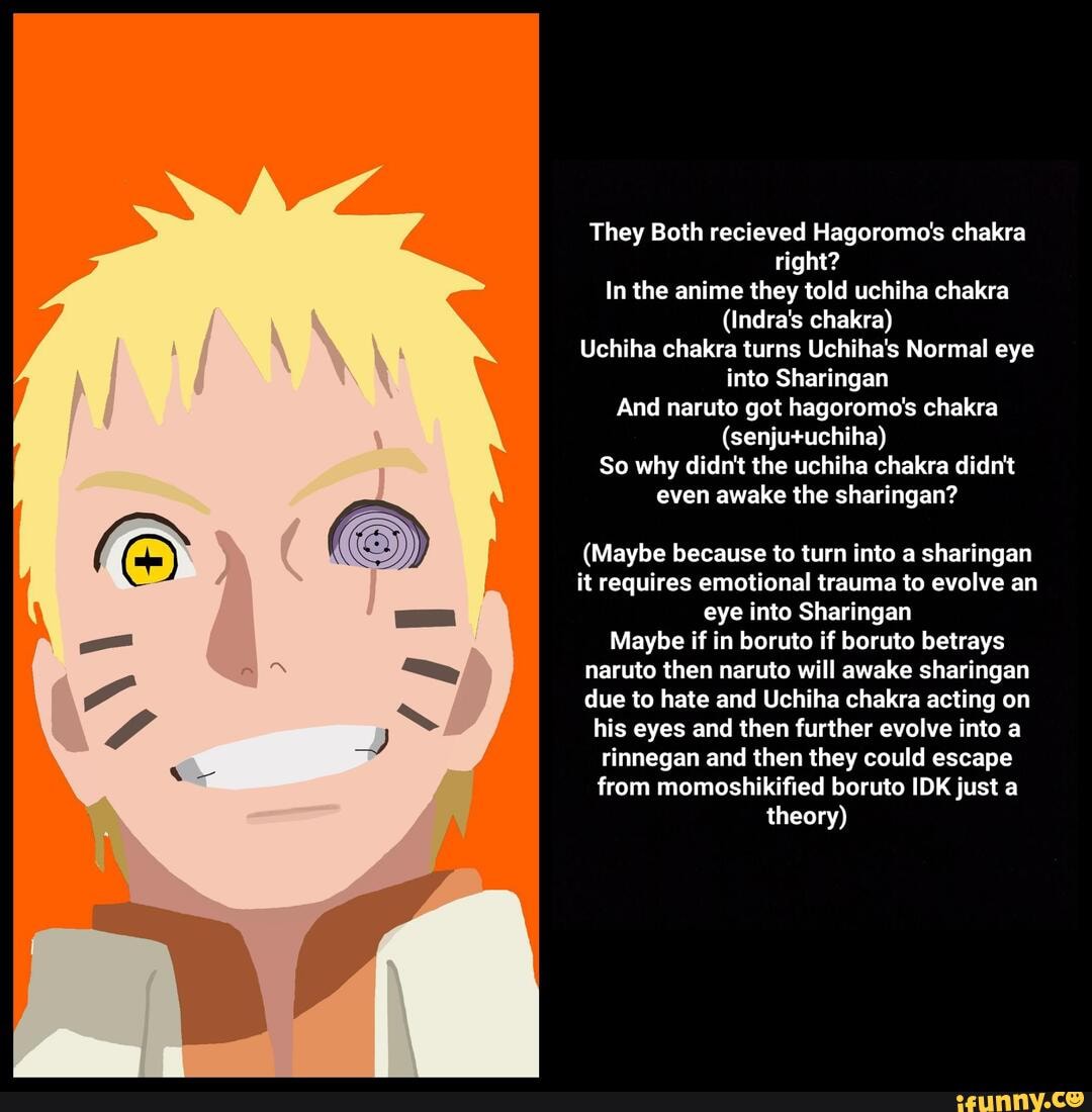 They Both recieved Hagoromo's chakra right? In the anime they told ...