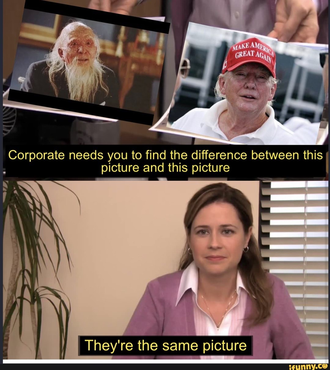 Corporate needs you to find the difference between this picture and ...