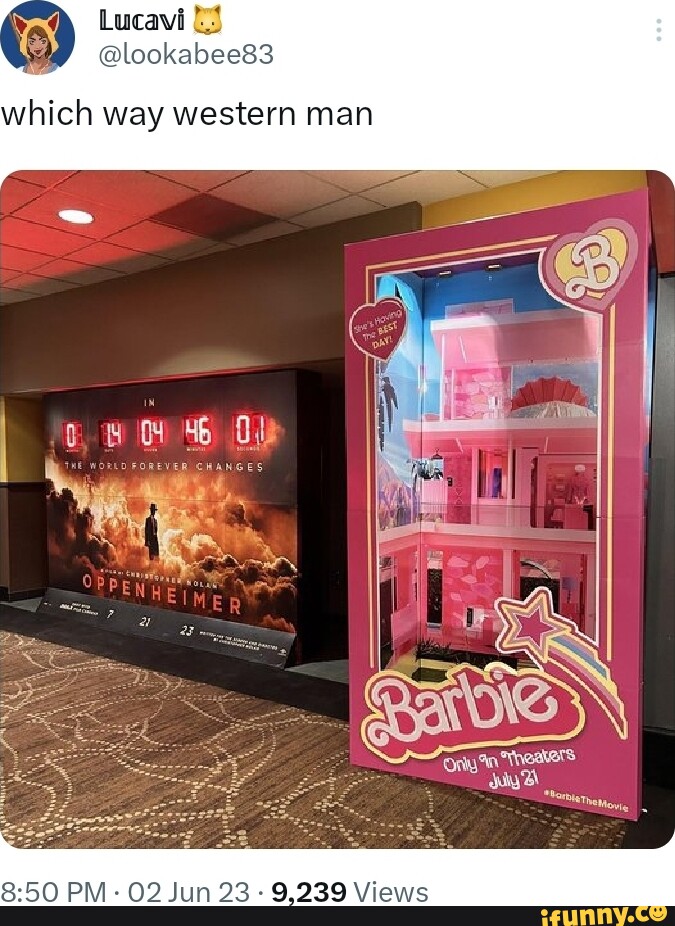 @lookabee83 which way western man OREVER CHANGES Jun 23 9,239 Views ...