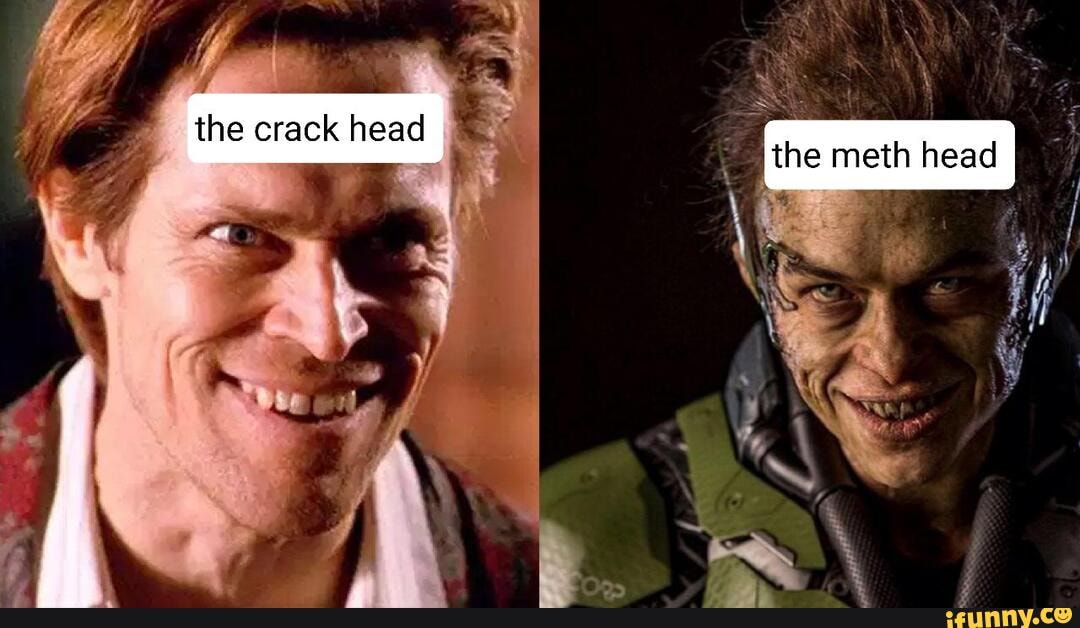 The crack head the meth head - iFunny