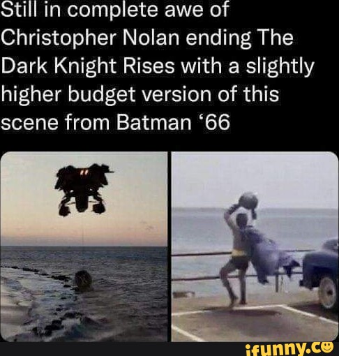 Still in complete awe of Christopher Nolan ending The Dark Knight Rises ...