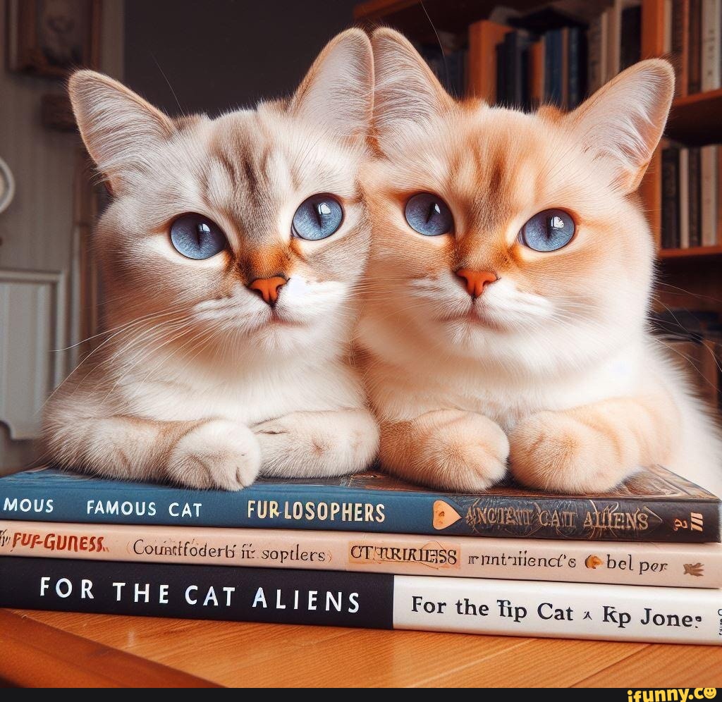 MOUS FAMOUS CAT FURLOSOPHERS FOR THE CAT ALIENS For bel per the ip Cat ...