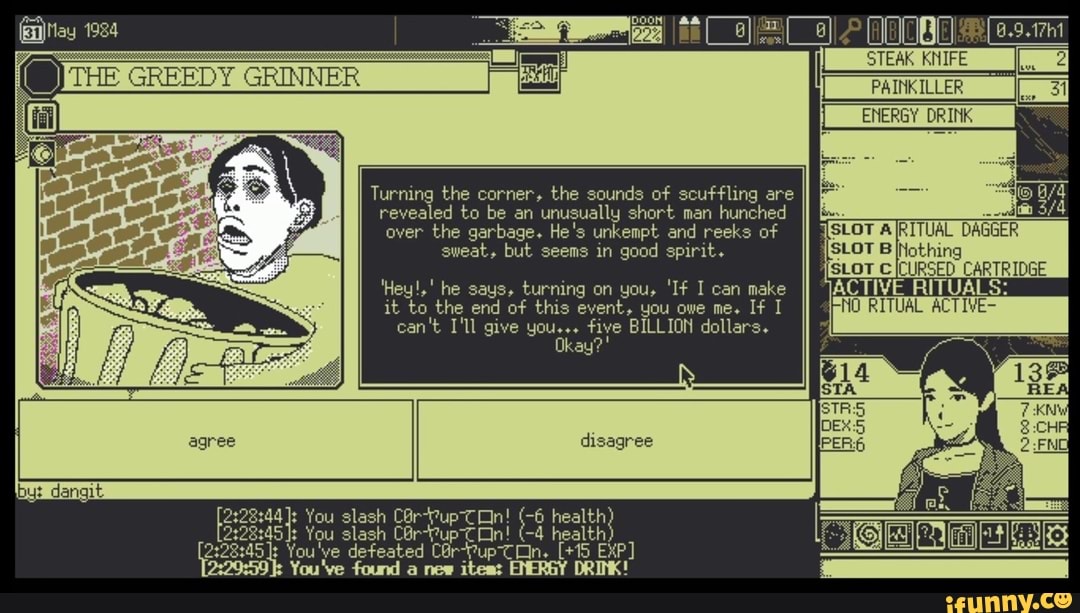 19 STEAK GREEDY GRINNER ENERGY DRINK SLOT SLOT RITUAL DAGGER ACTIVE ...