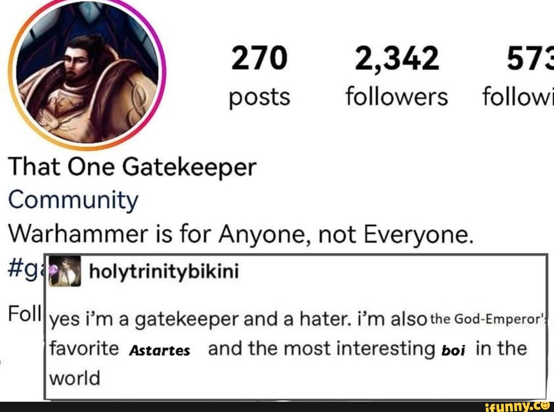 Gatekeeper memes. Best Collection of funny Gatekeeper pictures on iFunny