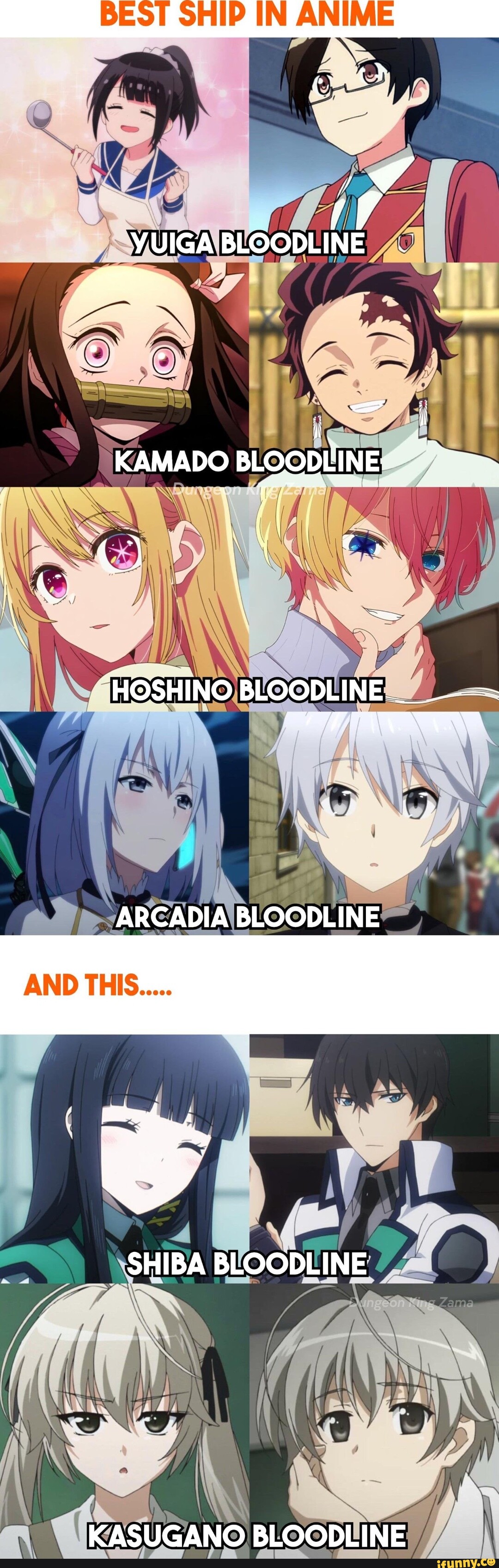 BEST SHIP IN ANIME YUIGA BLOODLINE KAMADO BLOODLINE: IHOSHINO BLOODLINE ...