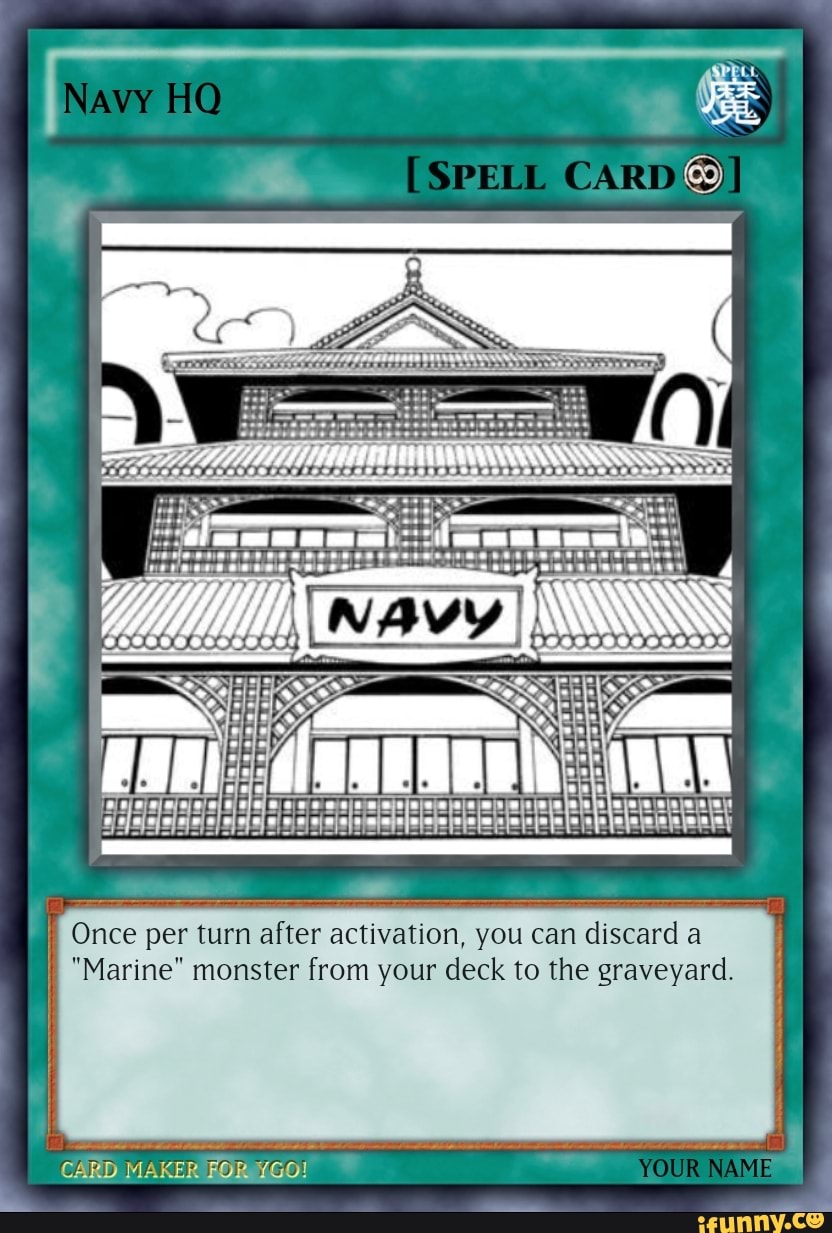 (SPELL CARD Once per turn after activation, you can discard a "Marine ...