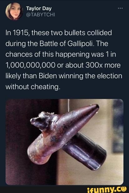 Taylor Day In 1915, these two bullets collided during the Battle of ...