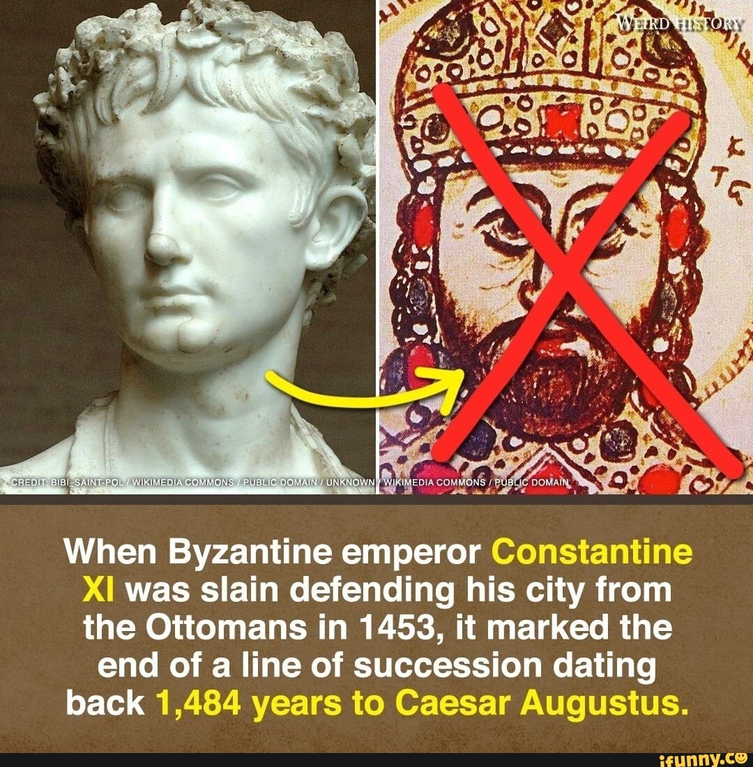 COMMONS NS When Byzantine emperor Constantine XI was slain defending ...