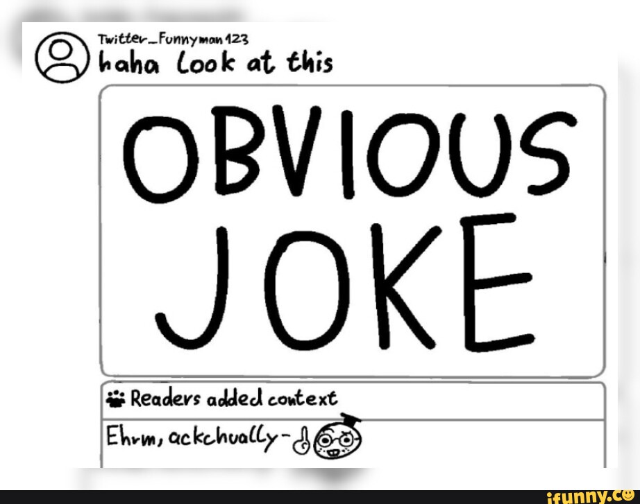 Twitter _ Fumy wen 123, haha look at this OBVIOUS JOKE Readers add ...