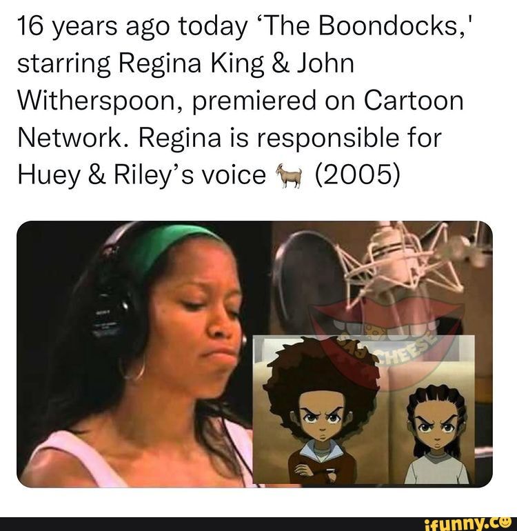 16 years ago today 'The Boondocks,' starring Regina King & John ...