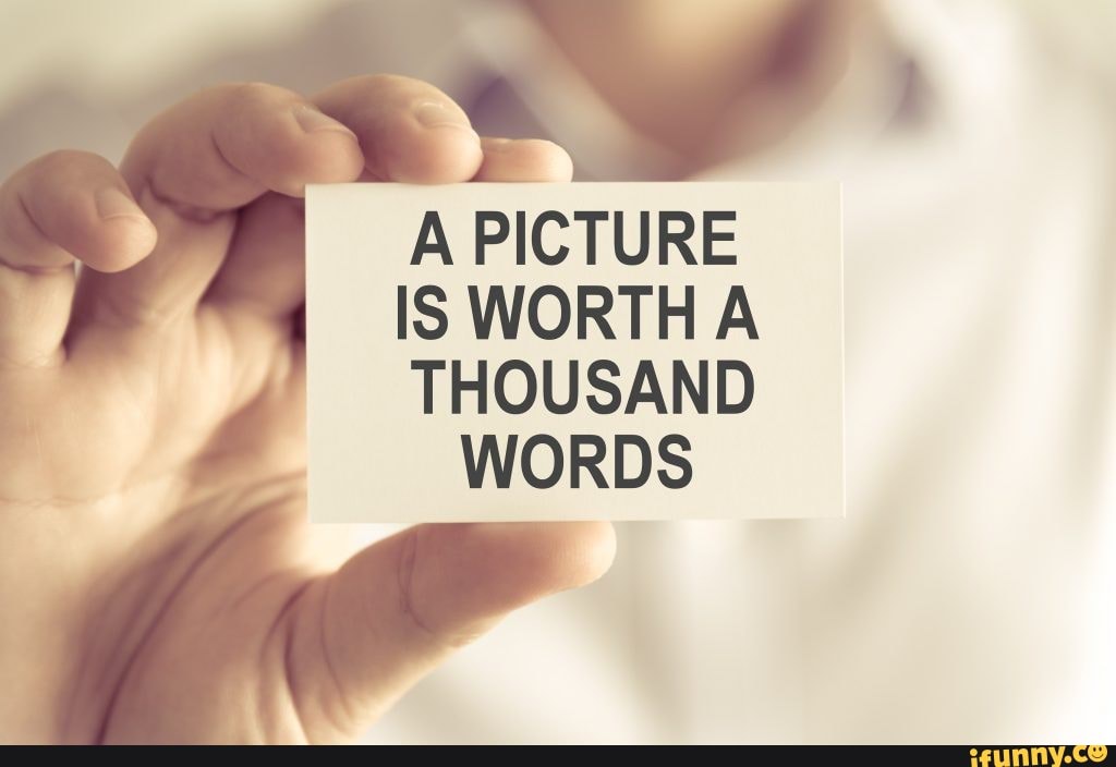 A PICTURE IS WORTH A THOUSAND WORDS - iFunny