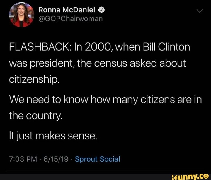 FLASHBACK: In 2000, When Bill Clinton was president, the census asked ...