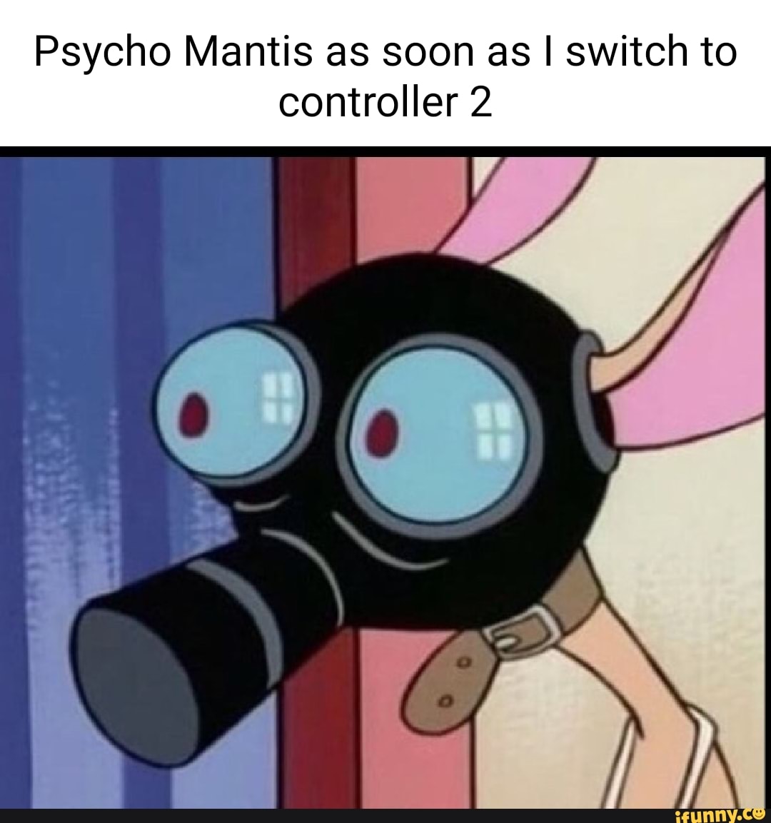 Psycho Mantis as soon as I switch to controller 2 - iFunny