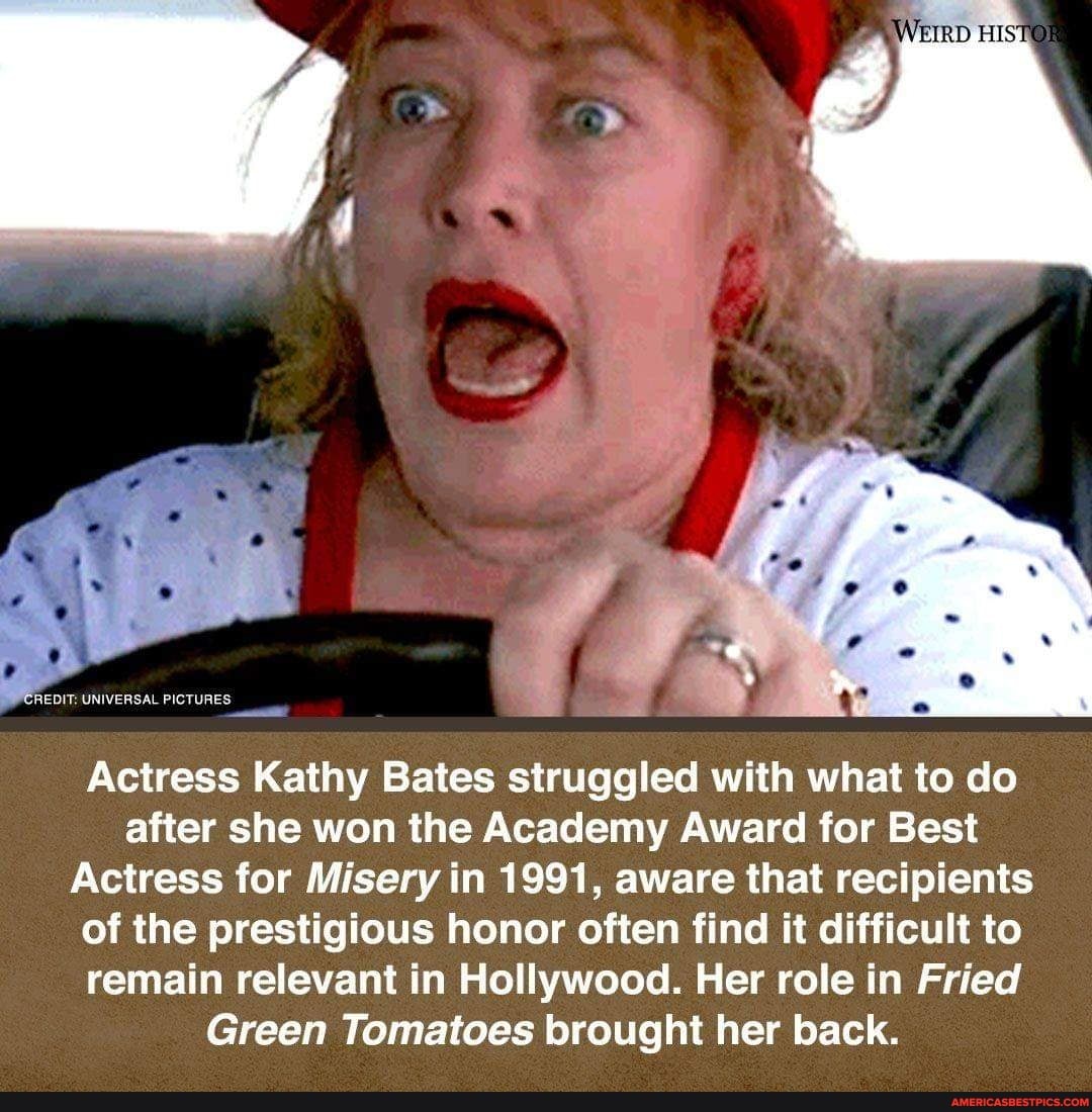PICTURES Actress Kathy Bates struggled with what to do after she won ...