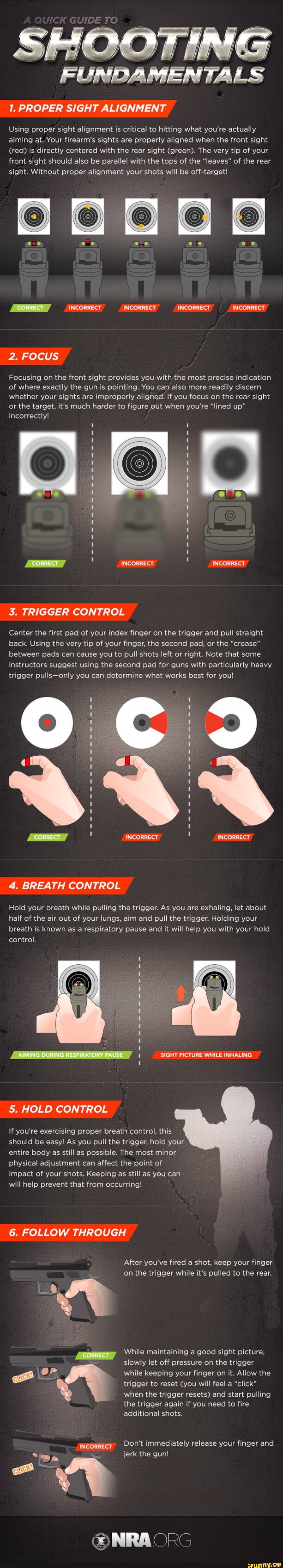 FUNDAMENTALS 1. PROPER SIGHTALIGNMENT Using proper sight alignment is ...