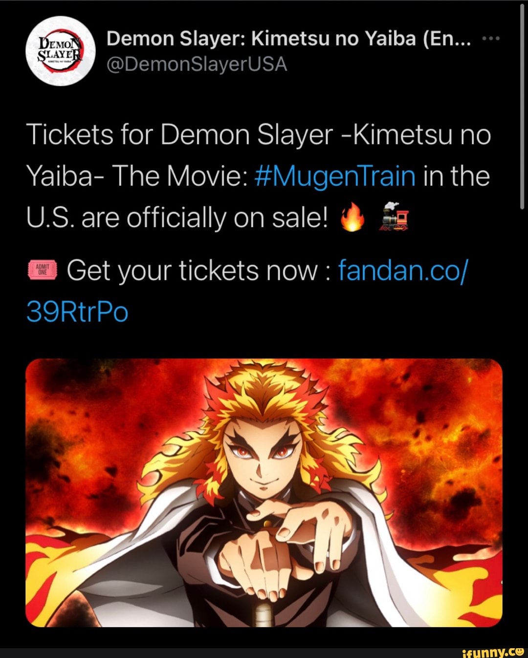 Tickets for Demon Slayer -Kimetsu no Yaiba- The Movie: #Mugentrain in ...