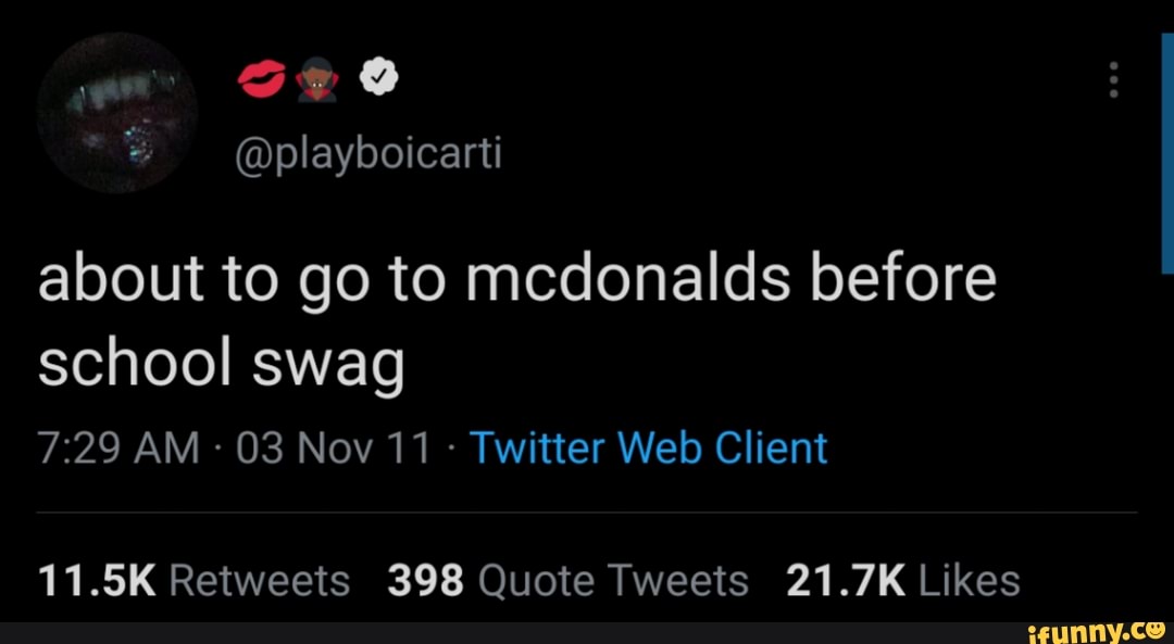 Swag Meme Mcdonalds