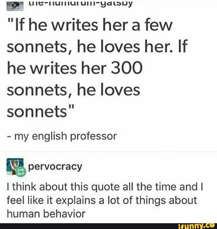 Sonnets memes. Best Collection of funny Sonnets pictures on iFunny