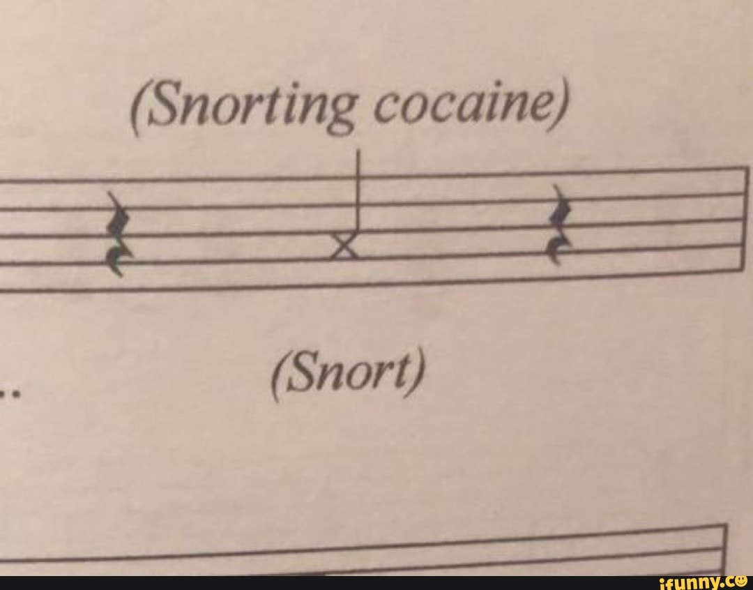 (Snorting cocaine) (Snort) - iFunny