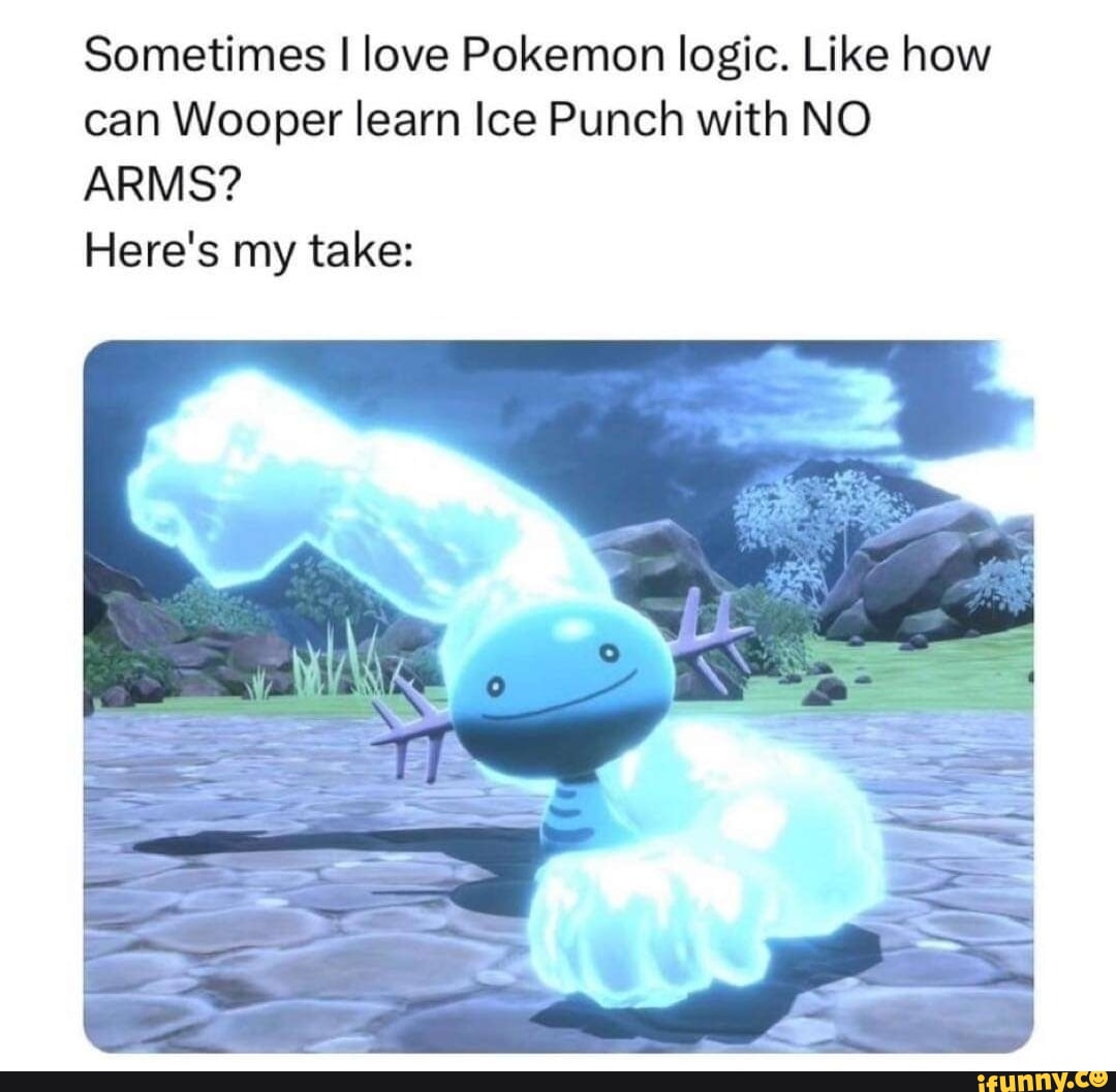Wooper memes. Best Collection of funny Wooper pictures on iFunny