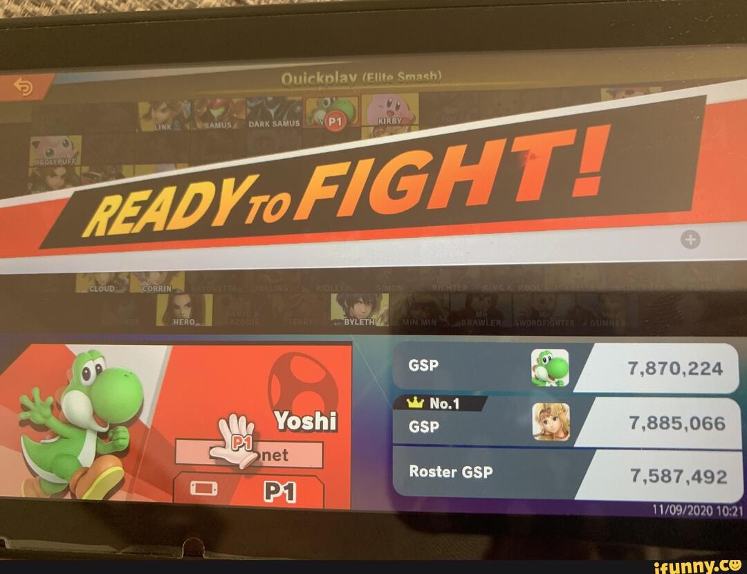 Ouickolav (Elite Smash) LINK AM DARK SAMUS (PP KIRBY, GSP GSP Roster ...