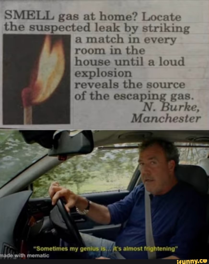 SMELL gas at home? Locate the suspected leak by striking a match in ...