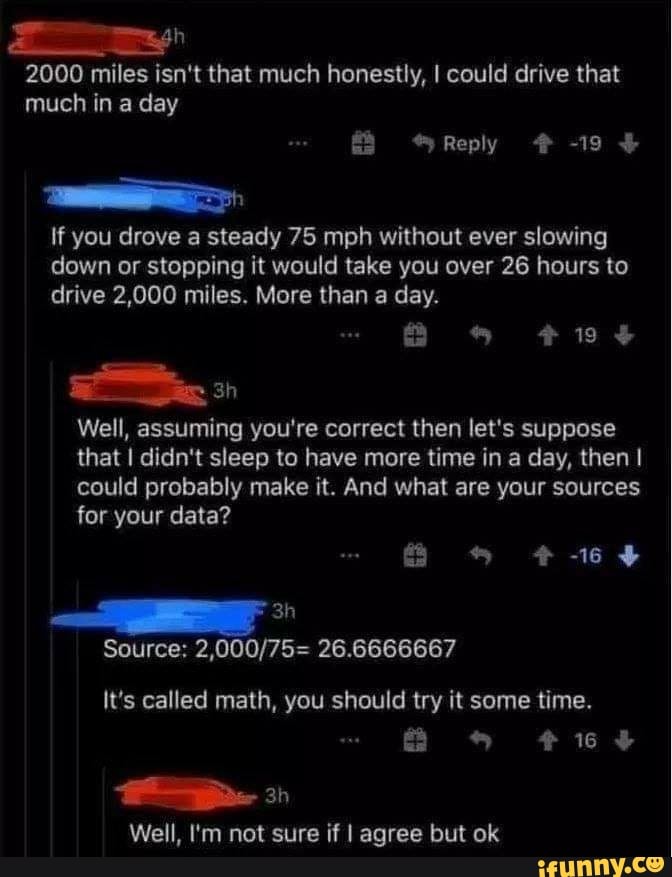 2000 miles isn't that much honestly, I could drive that much in a day ...