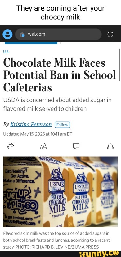 They are coming after your choccy milk Chocolate Milk Faces Potential ...