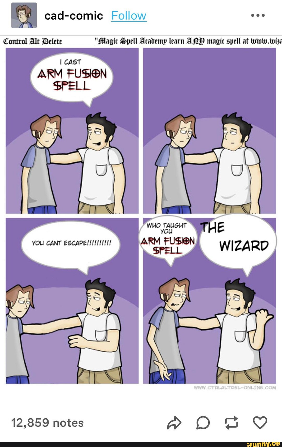 Cad-comic Follow Control Alt Delete "Magic Spell Academy learn ANY magic spell at wiutw.twizs I ...
