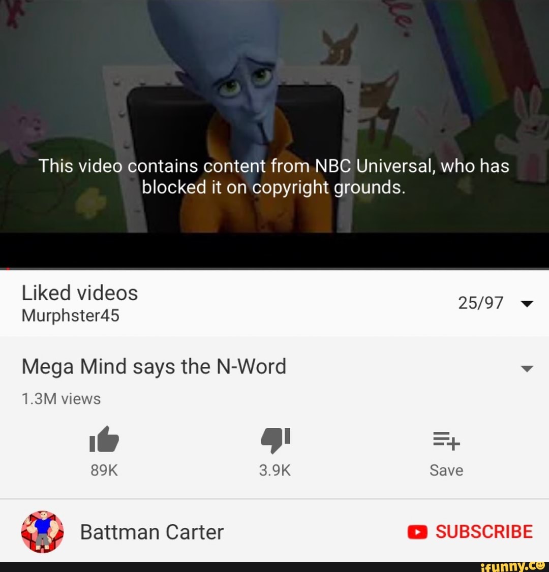 This video contains content from NBC Universal, who has blocked it on ...