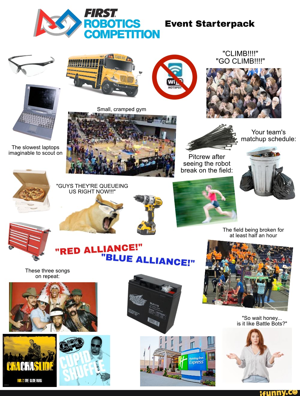 FIRST ROBOTICS Event Starterpack COMPETITION "CLIMB!!!" "GO CLIMB ...