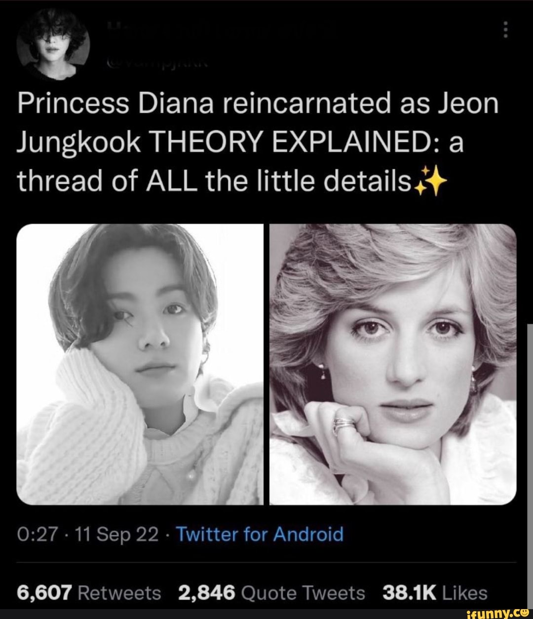 Princess Diana reincarnated as Jeon Jungkook THEORY EXPLAINED: a thread ...