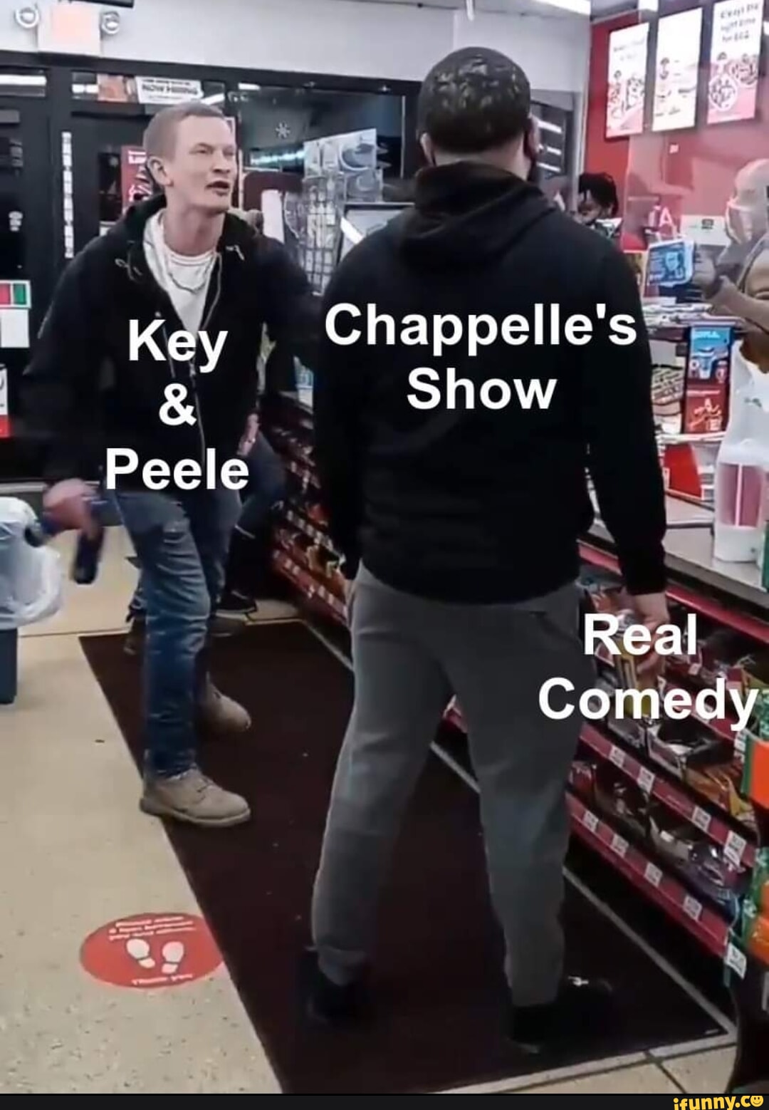 Key Chappelle's & Show Peele Real Comedy - iFunny